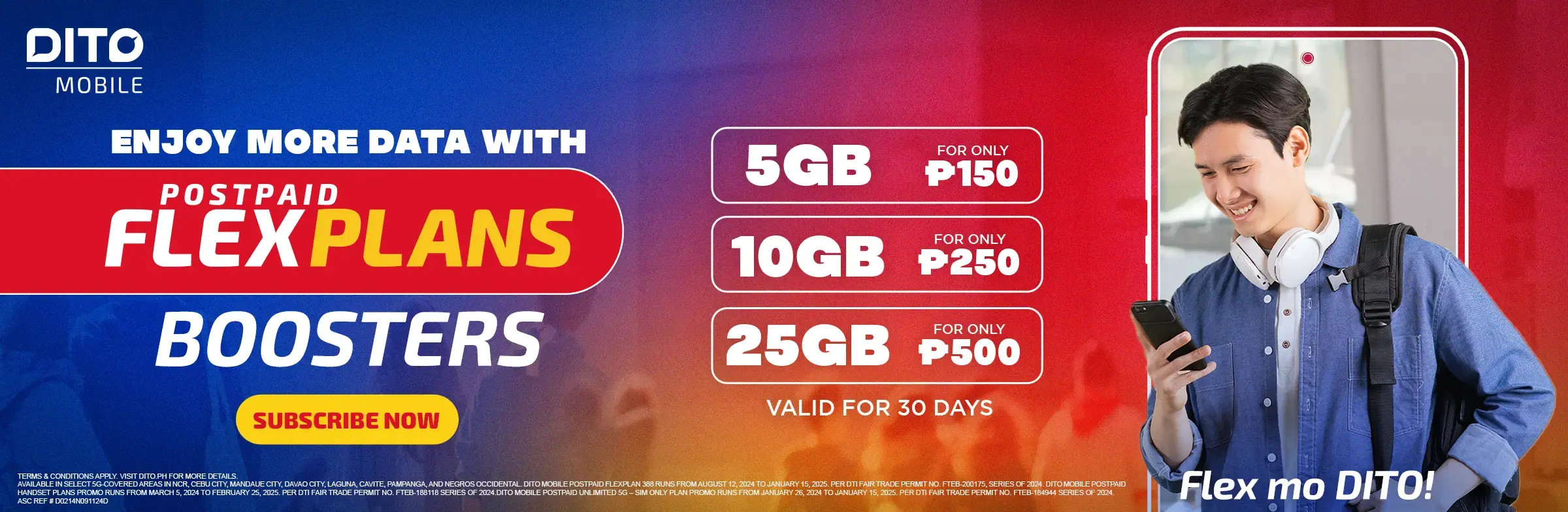 Get The Best Mobile Postpaid FlexPlans With DITO!